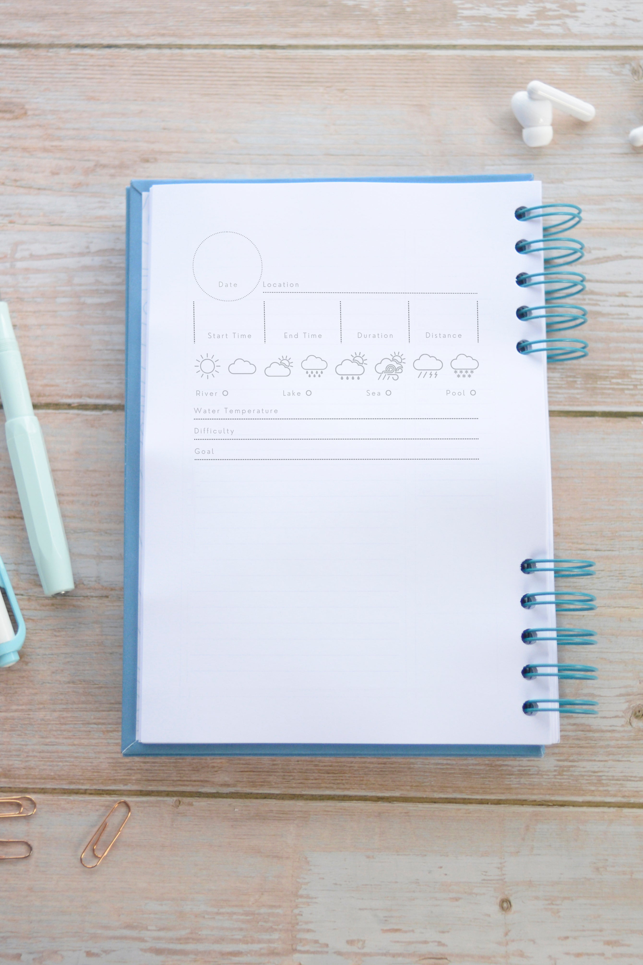 Swimming Journal – Sovende Bjorn